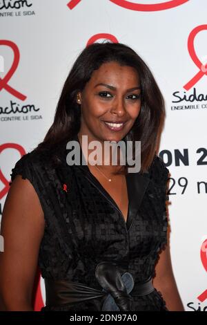 Samira Ibrahim posing at a photocall for the launch of the 2015 ...