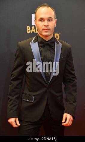 Andres Iniesta arriving at the Ballon d'Or awards ceremony 2025, at the ...
