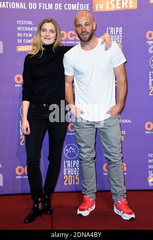 Adrianna Gradziel and Franck Gastambide attending the screening of ...