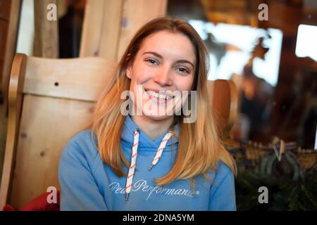 Adrianna Gradziel posing during the 18th Alpe d'Huez Comedy Film ...
