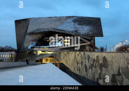 Philharmonie de Paris, a complex of concert halls featuring the ...