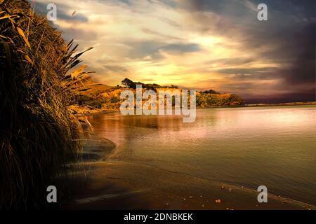 Coastal Vista Awakino, Taranaki, New Zealand Stock Photo - Alamy