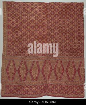 Sarong (kain Songket) (Indonesia); silk, metallic threads Stock Photo ...
