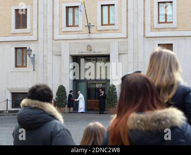 The Casa Santa Marta, the guest house in the Vatican on April 7, 2014 ...
