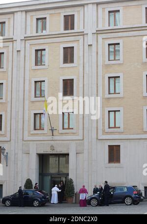The Casa Santa Marta, the guest house in the Vatican on April 7, 2014 ...