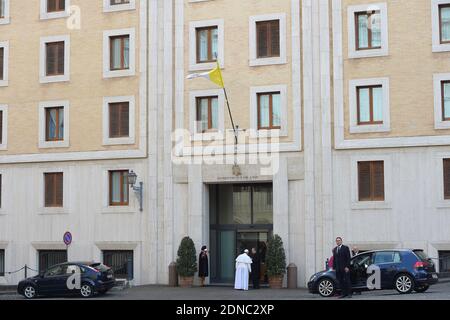 The Casa Santa Marta, the guest house in the Vatican on April 7, 2014 ...