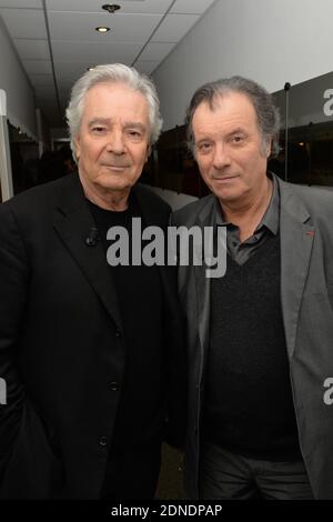 Pierre Arditi and Daniel Russo at the taping of Vivement Dimanche in ...