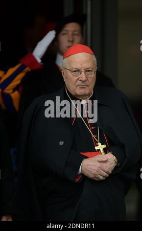 Cardinal Angelo Sodano (Italy) arrives at a special consistory in the ...