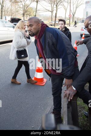 KANYE WEST - ARRIVEES DEFILE CELINE - FASHION WEEK DE PARIS Photo by ...