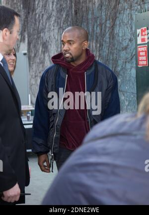 KANYE WEST - ARRIVEES DEFILE CELINE - FASHION WEEK DE PARIS Photo by ...