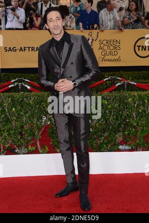 Adrien Brody attends The 2015 Screen Actors Guild Awards held at Shrine ...