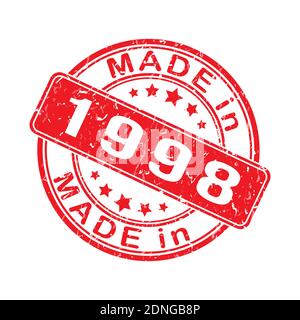 Made in 1998 Stock Vector Image & Art - Alamy