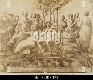 The Parnassus, fresco by Raphael, The Vatican Stock Photo - Alamy