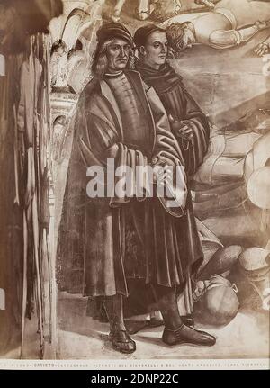 A painting by Italian artist Luca Signorelli (1470 - 1523) titled The ...