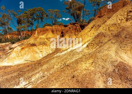 Pink Cliffs Geological Reserve in Heathcote, VIC Stock Photo - Alamy