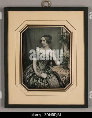 A photograph of Caroline Stelzner, a miniature painter and the first ...