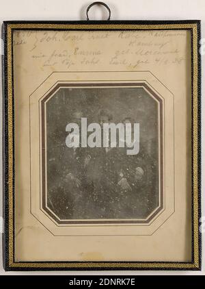 Carl Ferdinand Stelzner, Emma Rabe, née Morewood, with her son Johannes ...