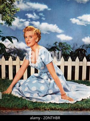 DEBORAH KERR (1921-2007) Scottish film actress about 1955 Stock Photo ...