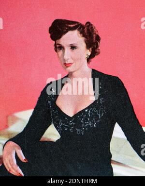 Photograph of Googie Withers (1917-2011) an English entertainer, dancer ...