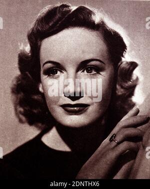 Phyllis Calvert - English stage and film actress and radio star of the ...