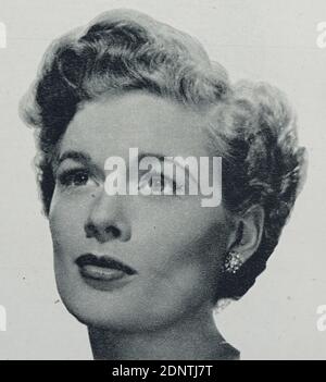 Actress Jean Hagen (1923-1977), Head and Shoulders Publicity Portrait ...