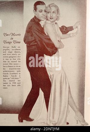 GEORGE RAFT CAROLE LOMBARD and SALLY RAND the Fan Dancer in BOLERO 1934 ...