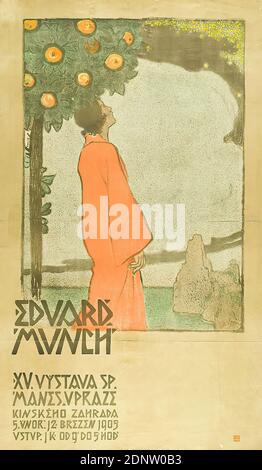 Jan Preisler Edvard Munch; XV. Exhibition sp. Manes in Prague; 1905 ...