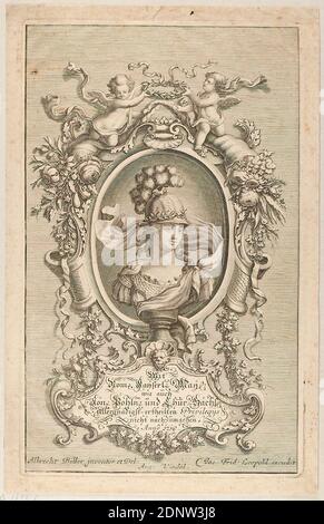 Albrecht Biller, Joseph Friderich Leopold, sheet from the series ...