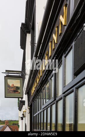 Axminster Inn pub, Axminster, Devon, England, UK in November Stock ...
