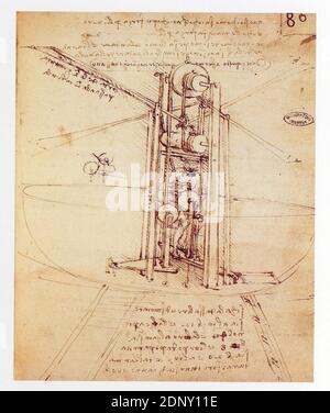 Leonardo da Vinci. Machine volante Stock Photo - Alamy