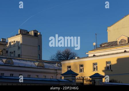 Winter in Moscow - historical center of the city Stock Photo - Alamy