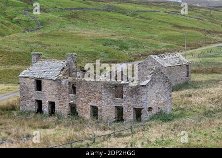 Abandoned Groverake Mine, Rookhope in Weardale, Co. Durham Stock Photo ...