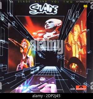 Slade - Alive! - Vintage vinyl album cover Stock Photo - Alamy