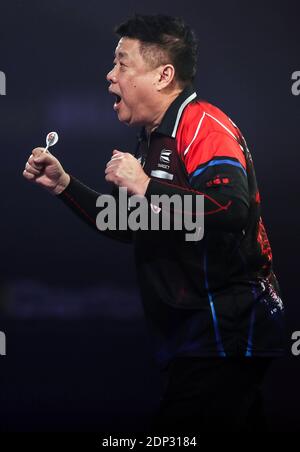 Paul Lim during his match against Ross Smith during day four of the ...