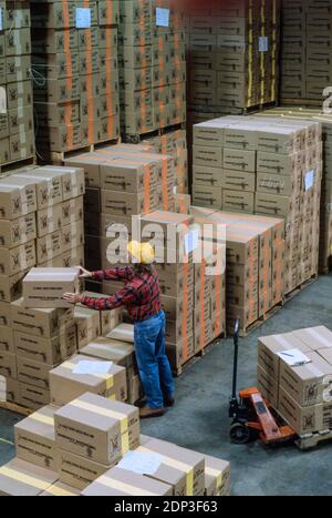 1990s Warehouse Interior, USA Stock Photo - Alamy