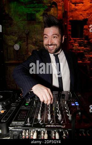 Tarik Seddak and Anais Tihay attending Chantal Ladesou party held at ...