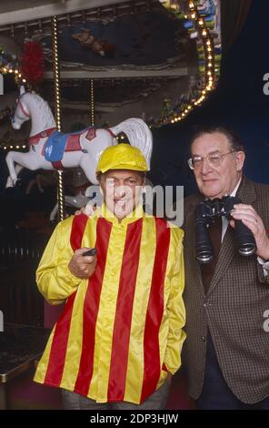 Undated file photo of Leon Zitrone, Simone Garnier and Guy Lux. Photo ...
