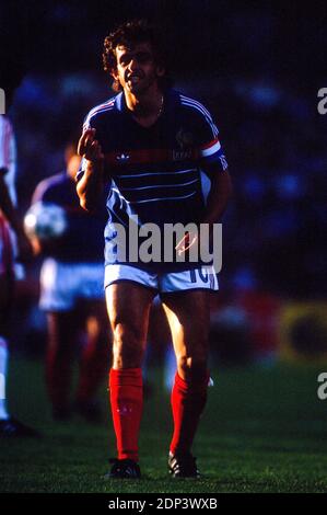 France's Michel Platini during the Final of the UEFA EURO 1984 Soccer ...