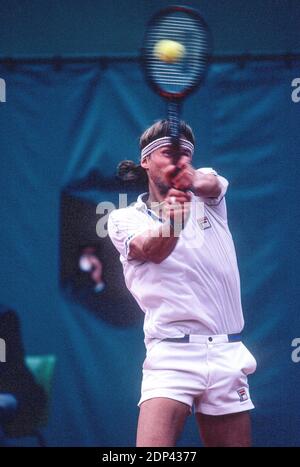 Sweden's Bjorn Borg winner of the Final of the French Tennis Open ...