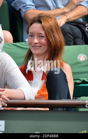Audrey Marnay lors des Internationaux de France a Roland Garros, le 28 ...