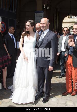MARIAGE PIERRE MOSCOVICI AVEC ANNE-MICHELLE BASTERI A L'HOTEL DE VILLE ...
