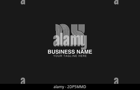 NX N X initial based modern minimal creative logo vector template image. Line art finger print ...