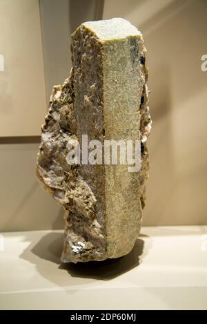 Lithium ore spodumene, lithium mica lepidolite and red crystals of ...