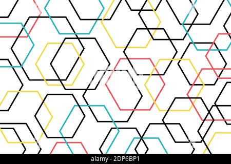 Overlapping abstract shapes in cool colors. Modern scandinavian artwork ...