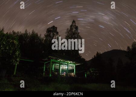 Night photography at Paltuding, Ijen Crater Stock Photo - Alamy