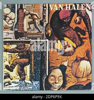 Van Halen Fair Warning album Stock Photo - Alamy