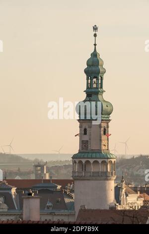Urban landscape in Hungary - Sopron city. Medieval city Stock Photo - Alamy