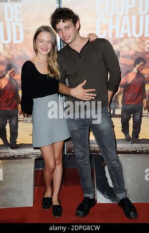 Manon Valentin et Theo Cholbi assistent a la premiere de Coup de Chaud ...