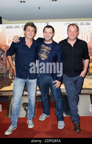 Marc Prin, Karim Leklou et Raphael Jacoulot (realisateur) assistent a ...