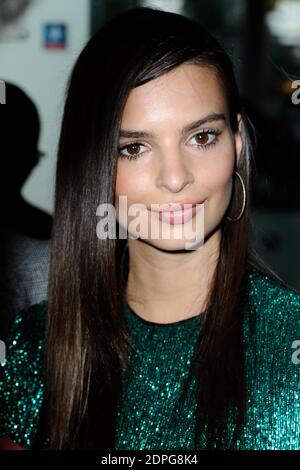 Emily Ratajkowski attending the We Are Your Friends French premiere at ...